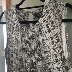 Olsen Europe | Dresses | Olsen Europe Tropical Print Shift Sleeveless ...